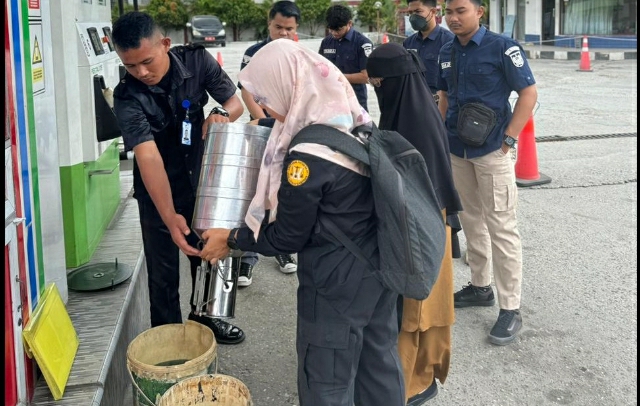 Pastikan Alat-alat Berfungsi dengan Baik, Dua SPBU di Pekanbaru Ditera ...