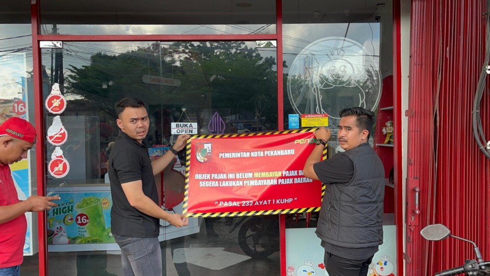 Bapenda Tindak Tegas Penunggak Pajak, Belasan Restoran di Pekanbaru ...