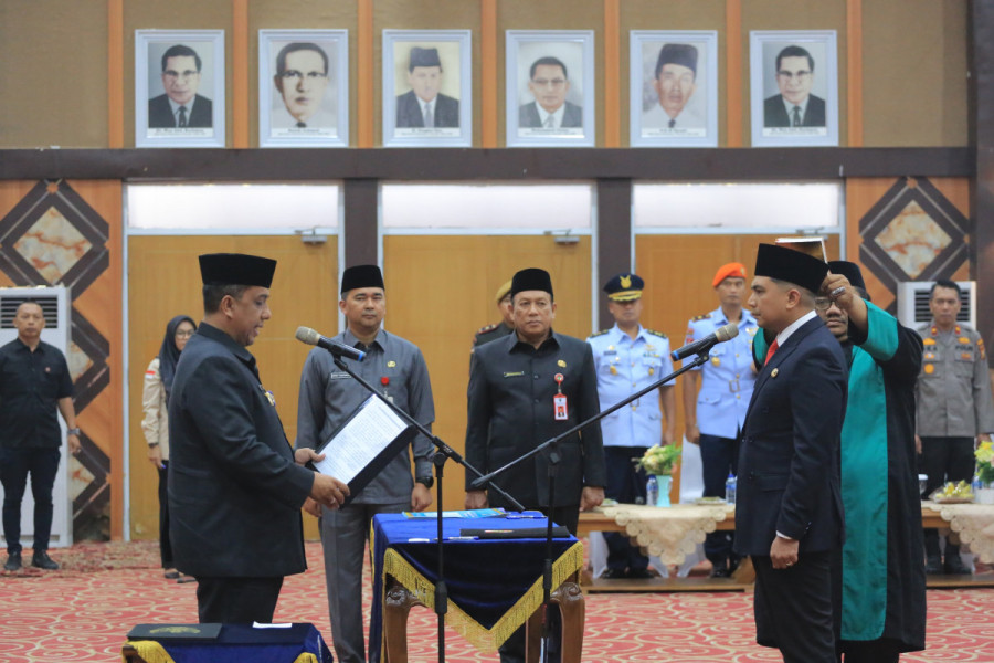 Zulhelmi Arifin Resmi Dilantik Sebagai Pj Sekdako Pekanbaru