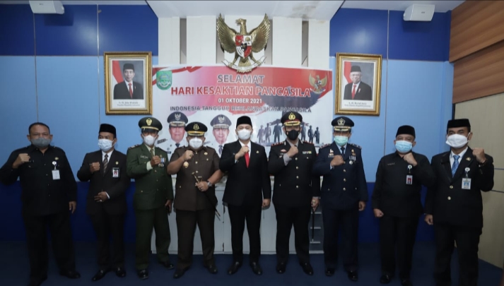 Upacara Hari Kesaktian Pancasila 2021 di Rohul Dilakukan Secara Virtual, Wabup: Momentum ...