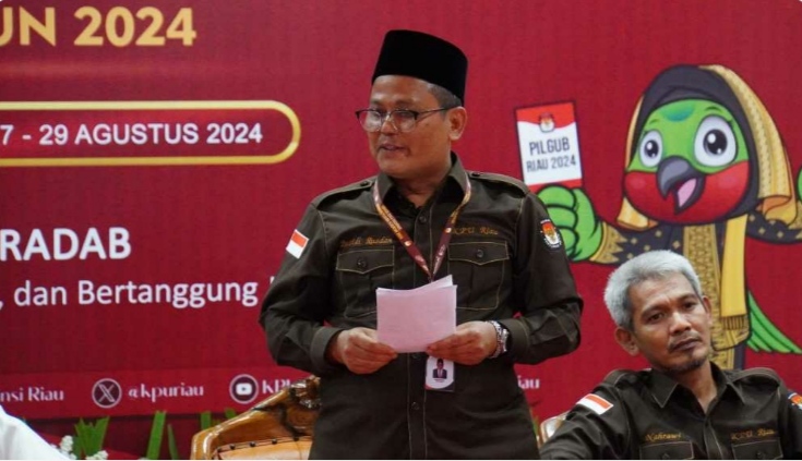 Hari ke-2, KPU Terima Pendaftaran 2 Bakal Paslon Gubernur dan Wakil ...